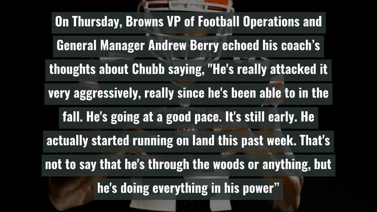 Will Running Back Nick Chubb return to the Cleveland Browns? – Fox 8 ...