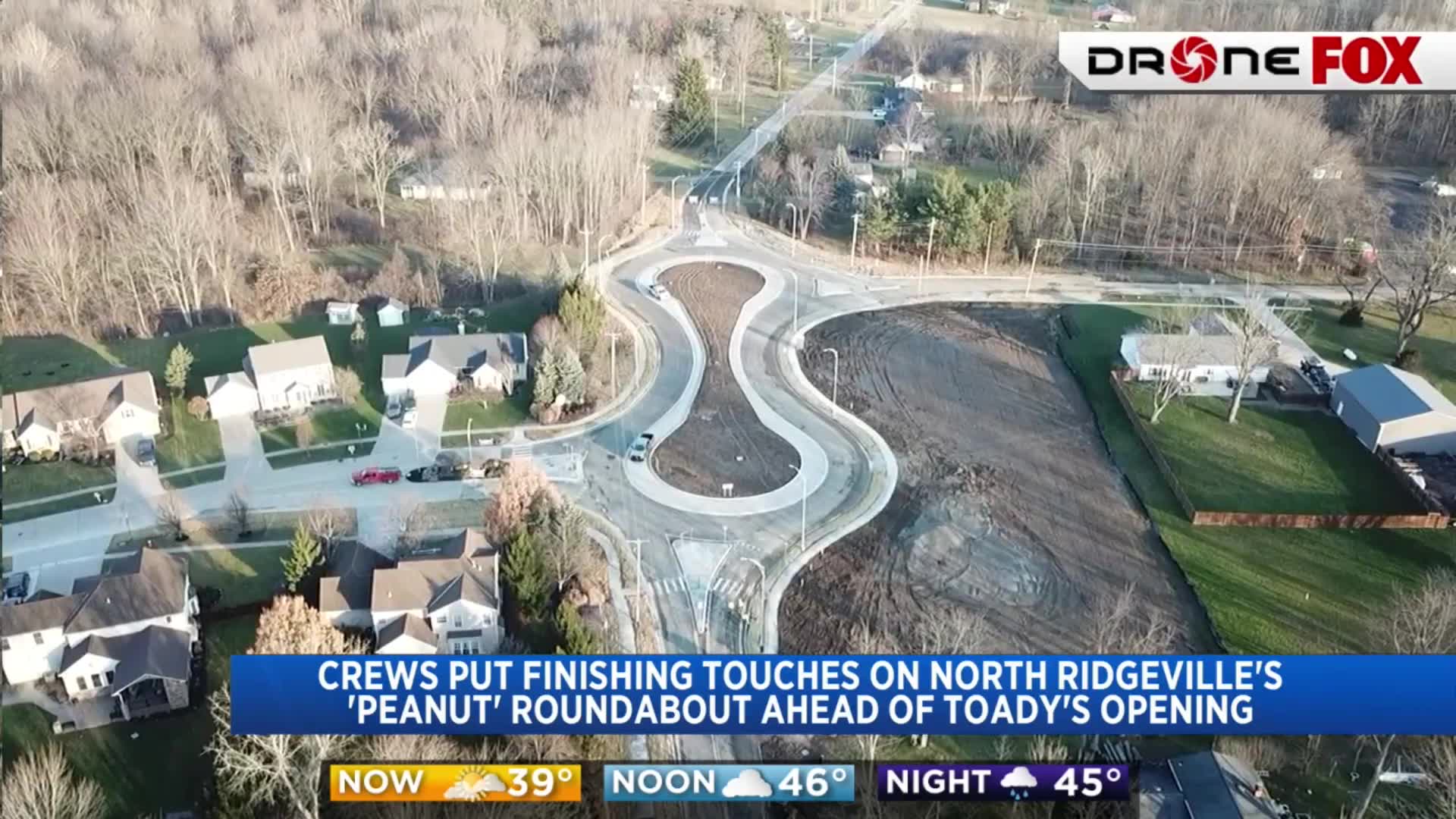 Peanut-shaped roundabout set to open today in NE Ohio – Fox 8 Cleveland WJW