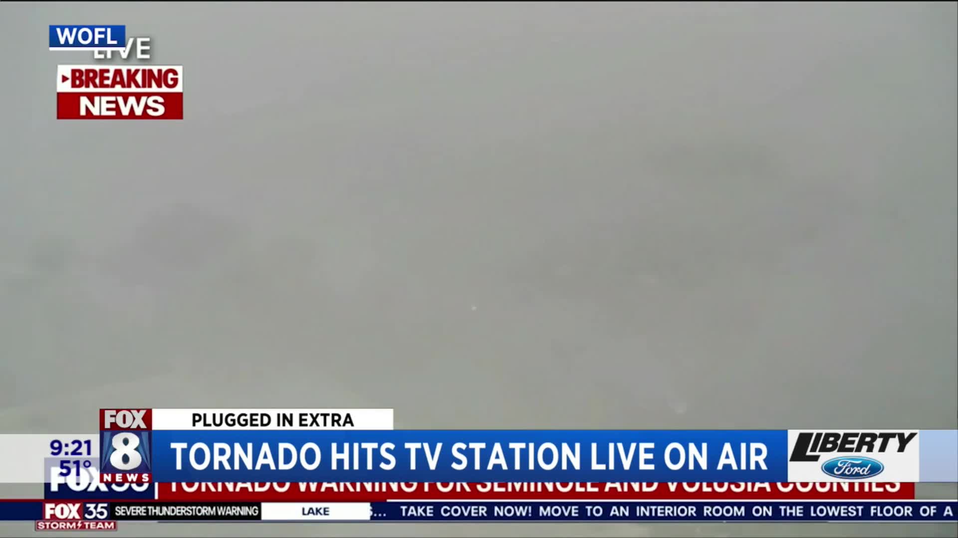 Tornado hits TV station live on air – Fox 8 Cleveland WJW