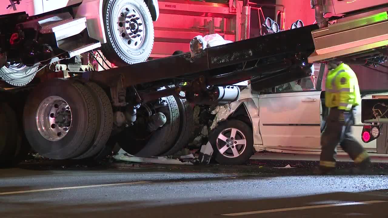 VIDEO OF SCENE: Crash involving ODOT truck, minivan and more on I-90 ...