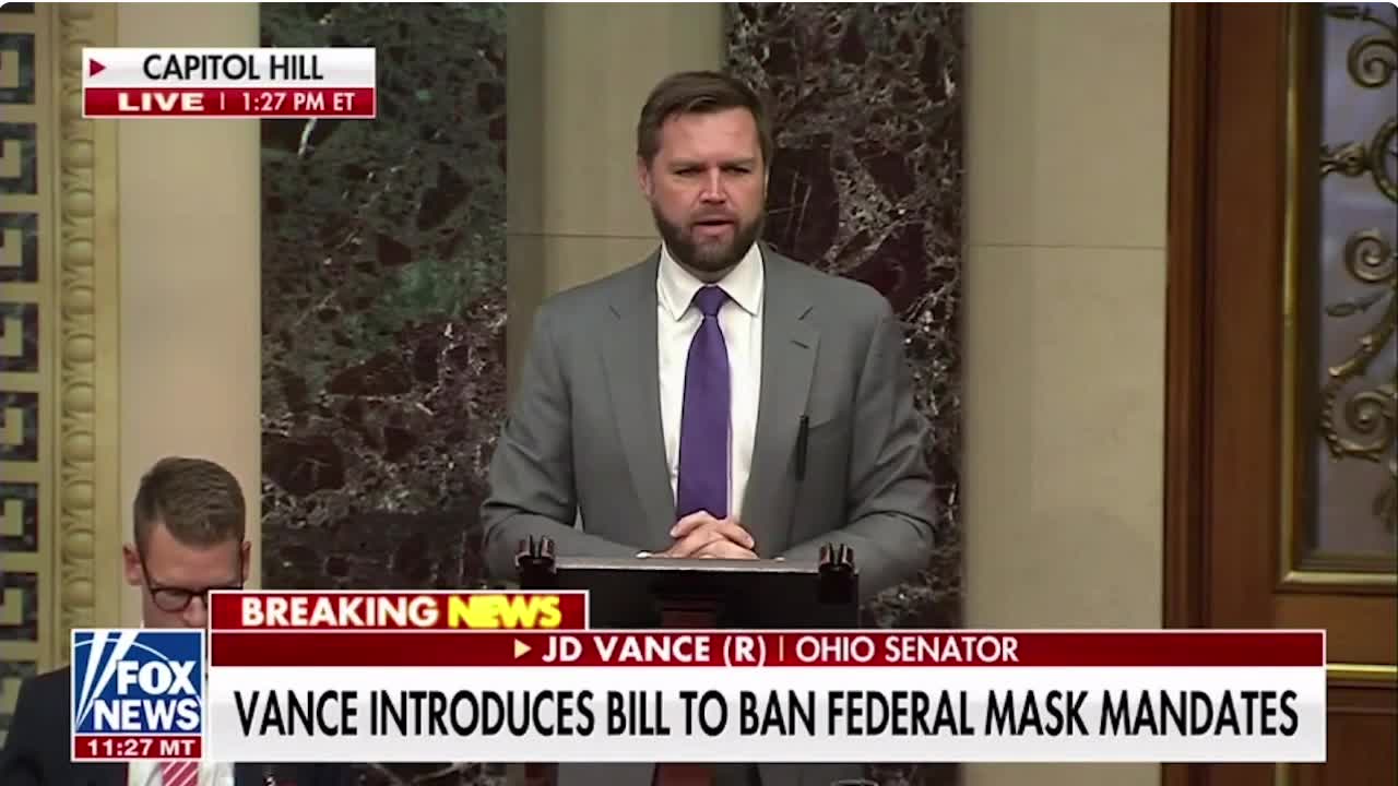 J.D. Vance introduces mask mandate ban; unanimous passage falls short ...