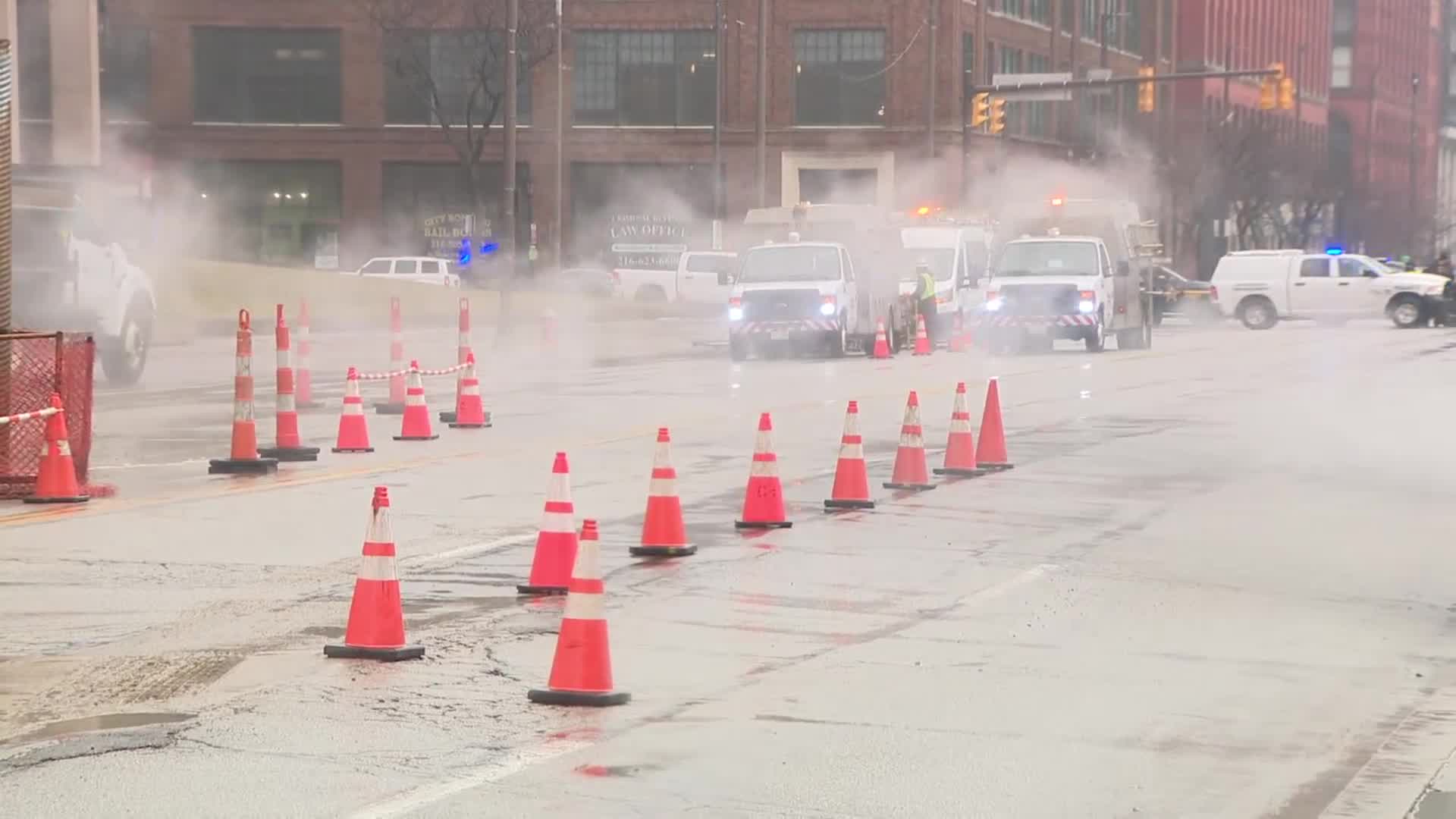 Underground electrical fire causes road closures, power outages in ...