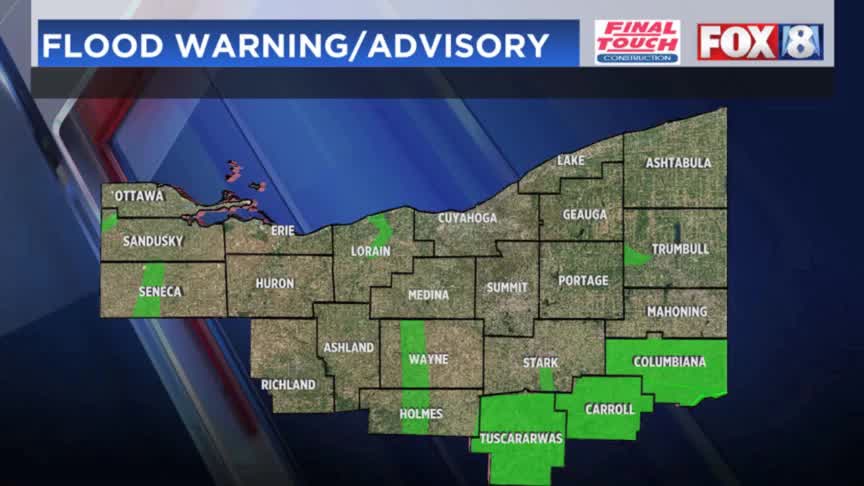 Weather Clickable: Flood Warnings and more rain to come – Fox 8 ...