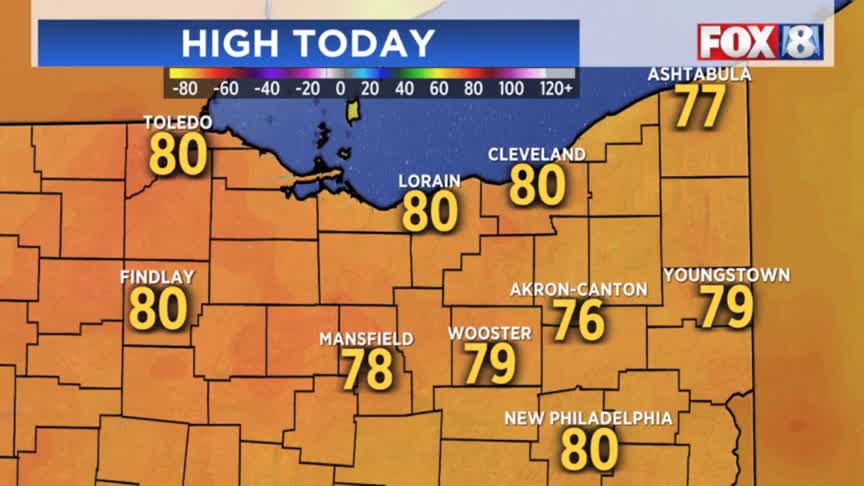 Sunday weather clickable for the evening – Fox 8 Cleveland WJW