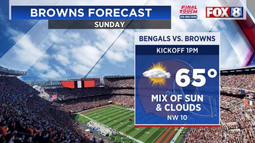 Football weather in full effect, but summer temps return – Fox 8 ...