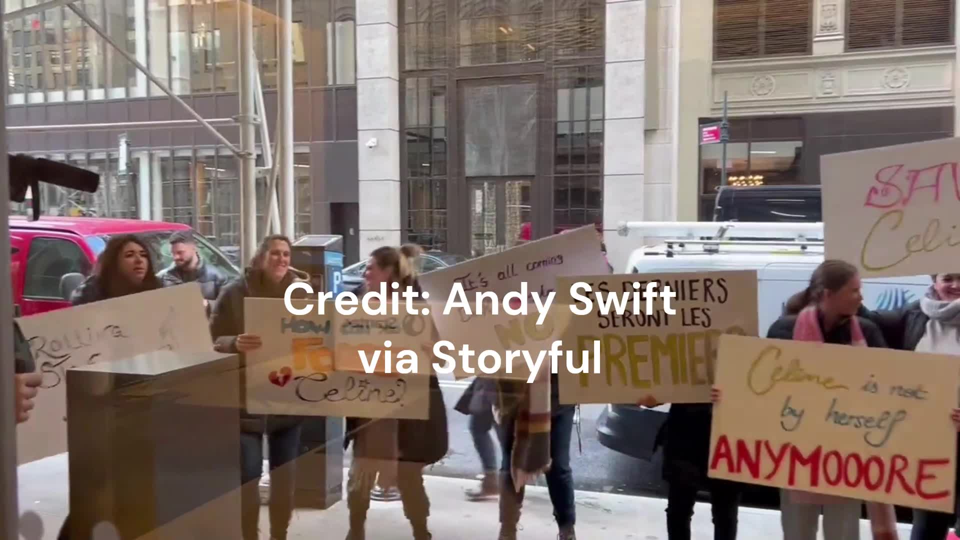Fans protest outside Rolling Stone HQ after Celine Dion snubbed from ...