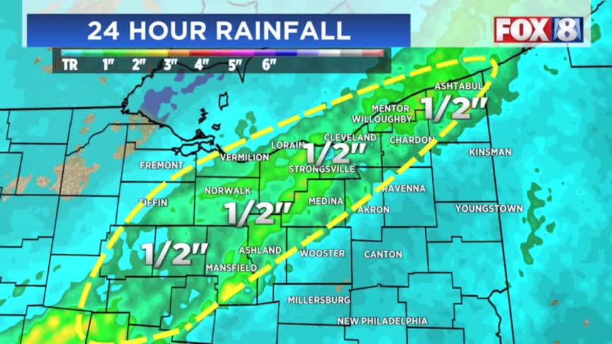Clickable Weather: More rain and windy – Fox 8 Cleveland WJW