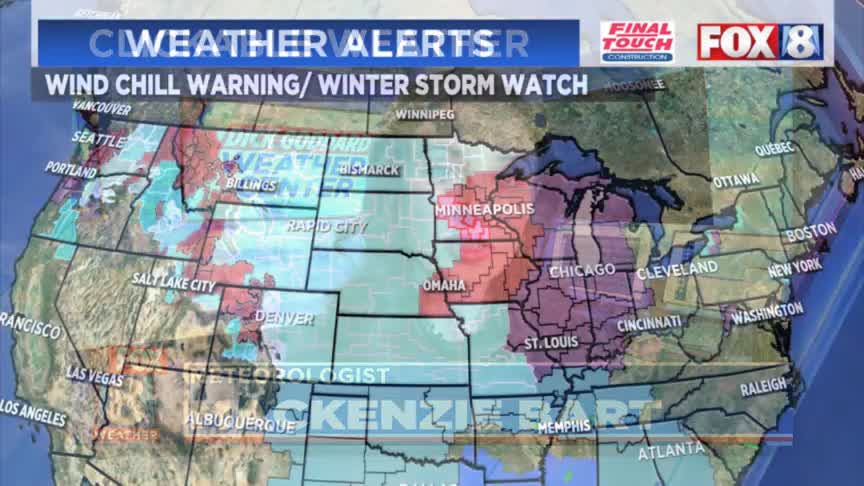 Tuesday evening weather clickable – Fox 8 Cleveland WJW