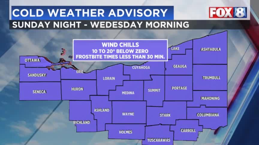 What to know about the Cold Weather Advisory issued for NE Ohio – Fox 8 ...