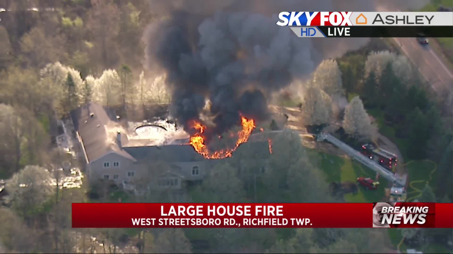 Massive fire breaks out at Richfield Township home – Fox 8 Cleveland WJW