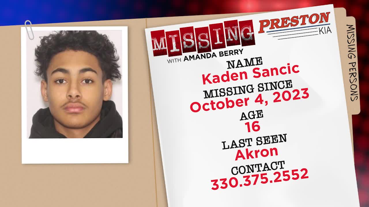 Missing: Kaden Sancic – Fox 8 Cleveland WJW