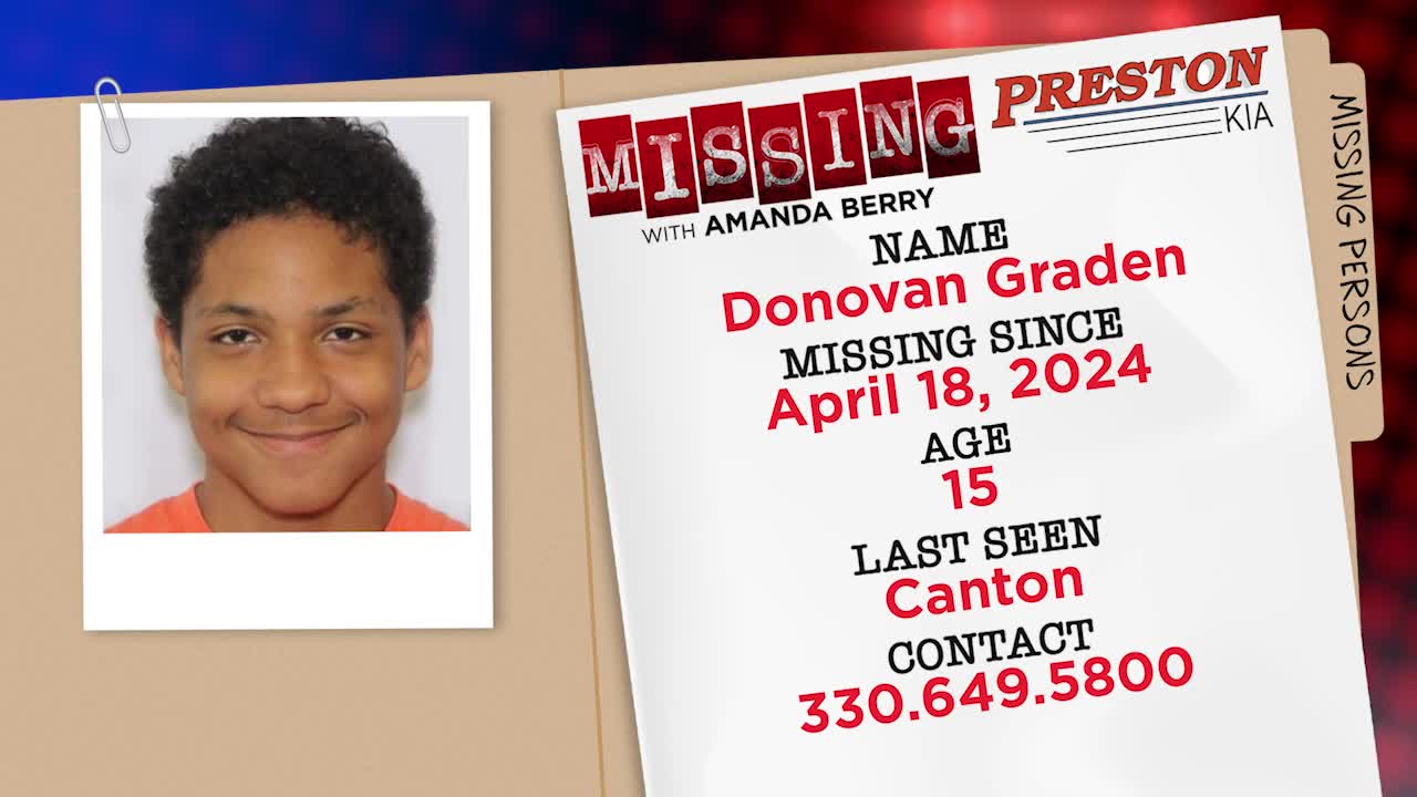 Missing: Donovan Graden – Fox 8 Cleveland WJW