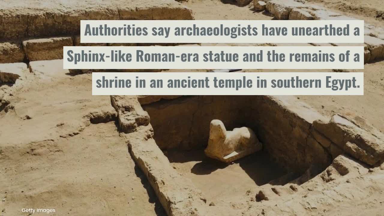 Sphinx-like Roman-era statue unearthed in Egypt – Fox 8 Cleveland WJW