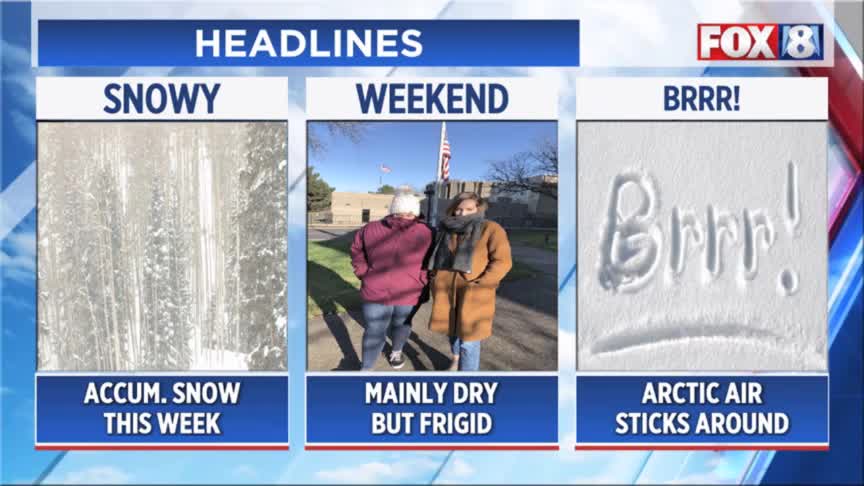 FORECAST: Here comes the first major snowfall of 2025 – Fox 8 Cleveland WJW