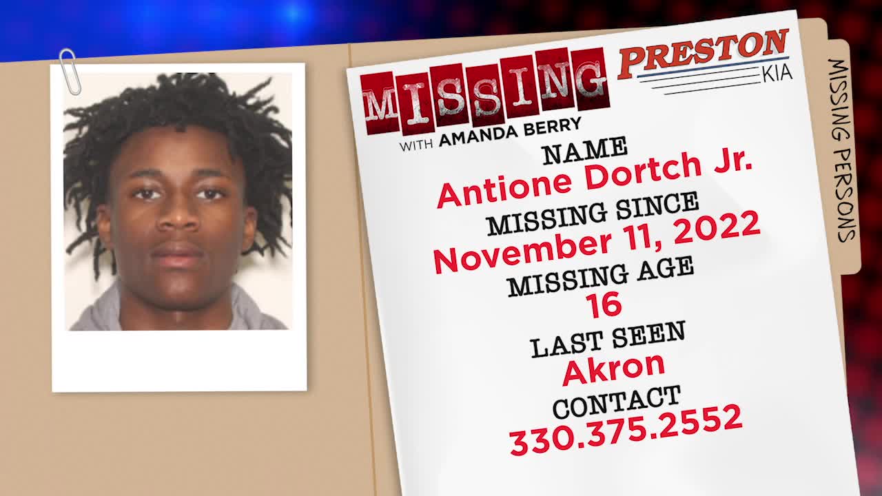 Missing: Antione Dortch Jr. – Fox 8 Cleveland WJW