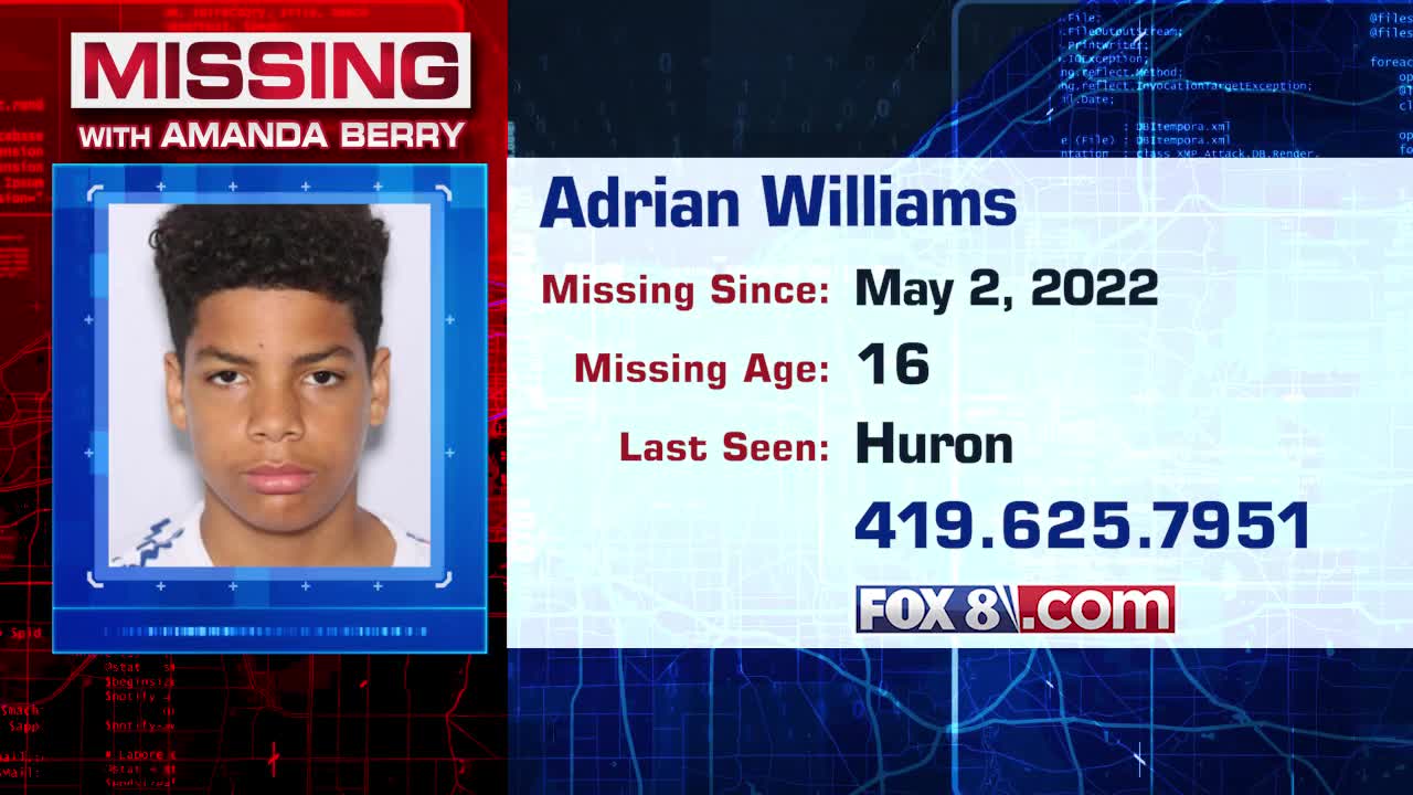 Missing: Adrian Williams – Fox 8 Cleveland WJW
