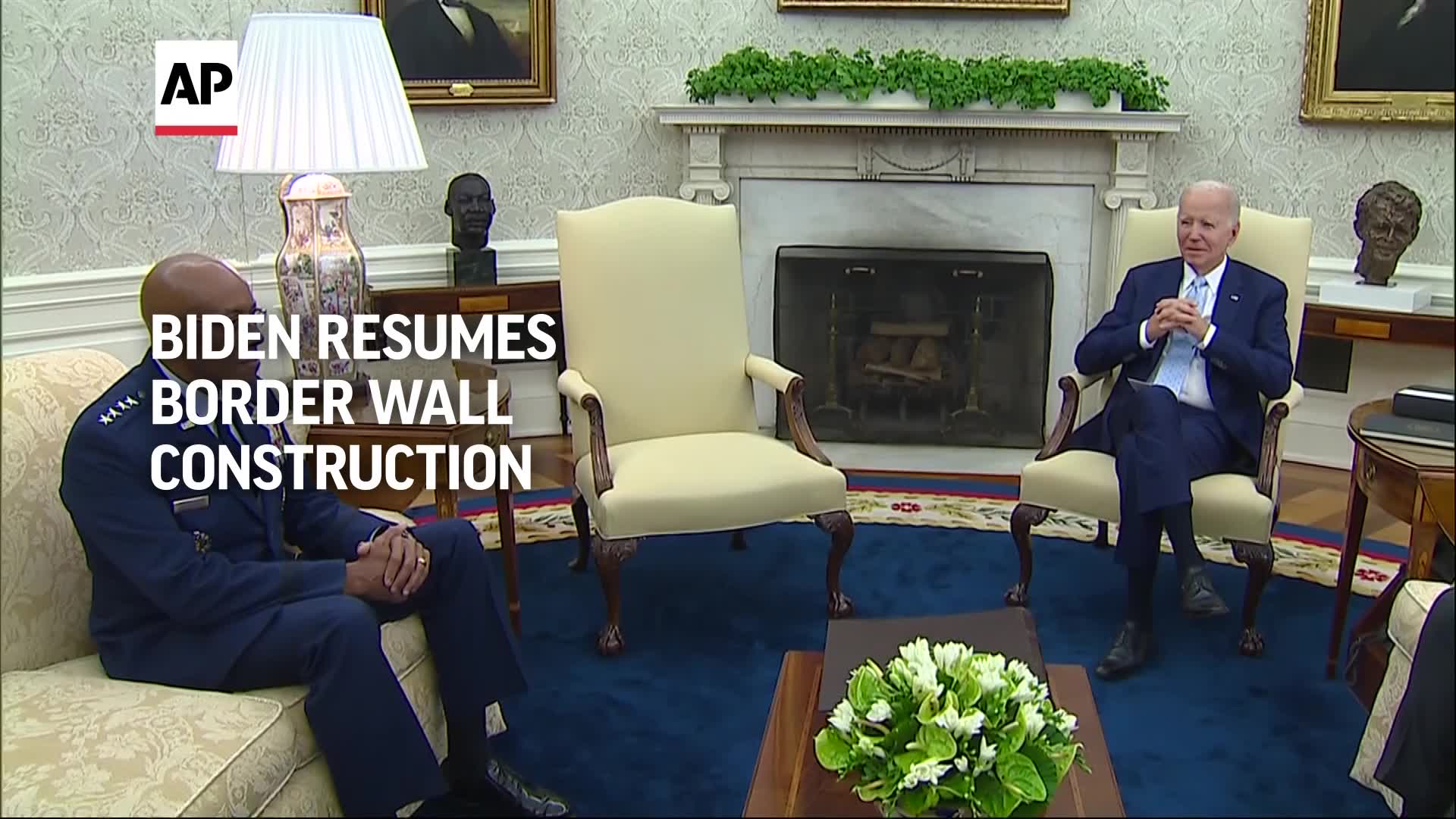 Biden says he had to use Trump-era funds for border wall – Fox 8 ...