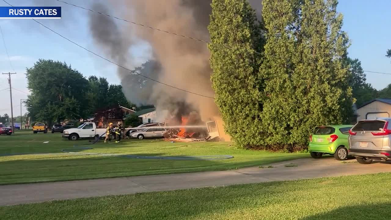 Neighbor video shows moment house exploded in Richland County – Fox 8 ...