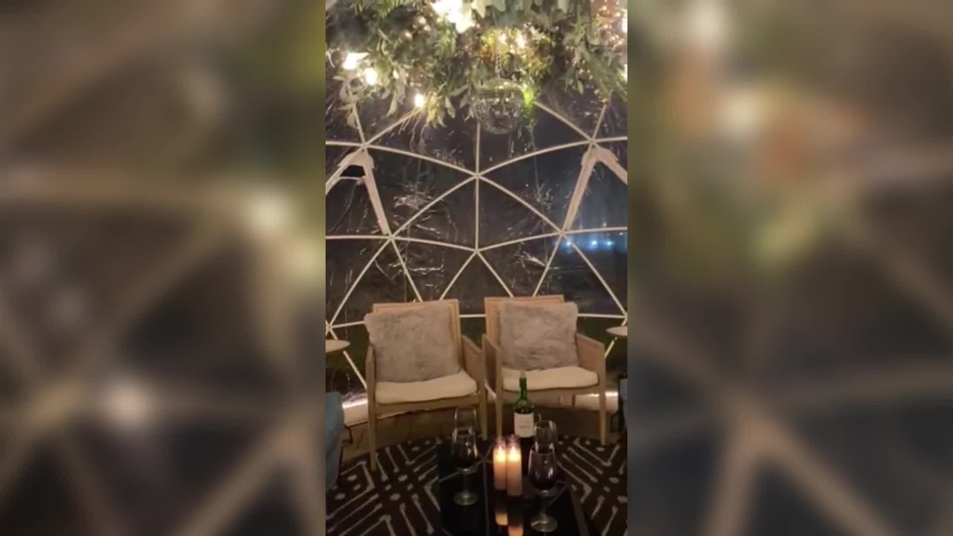 Igloos at Rustic Grill at StoneWater Golf Club – Fox 8 Cleveland WJW