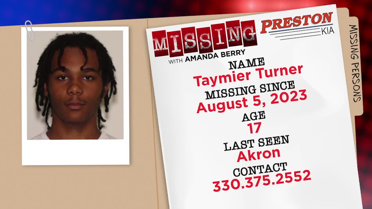 Missing: Taymier Turner – Fox 8 Cleveland WJW